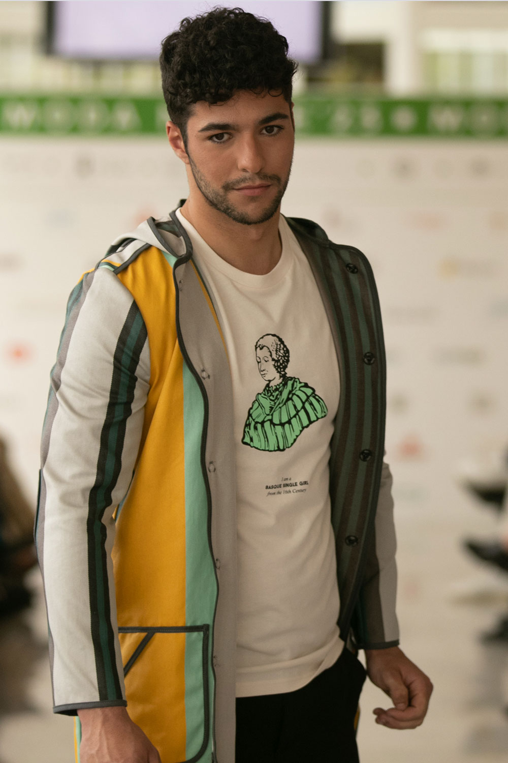 Camiseta Basque single Woman de algodón orgánico| Amarenak